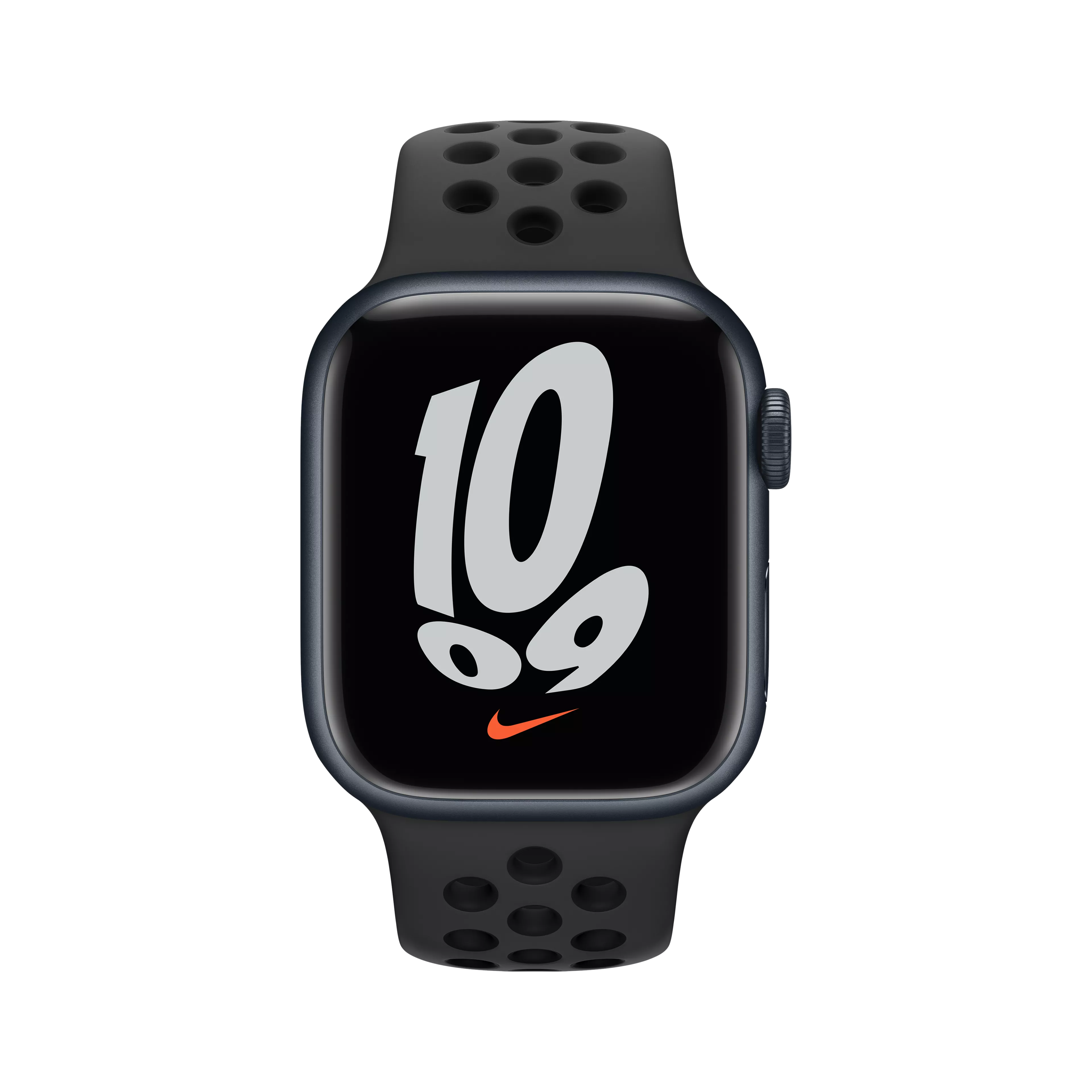 Apple Watch Nike Series 7 GPS + Cellular, 41mm Midnight Aluminum Case ...