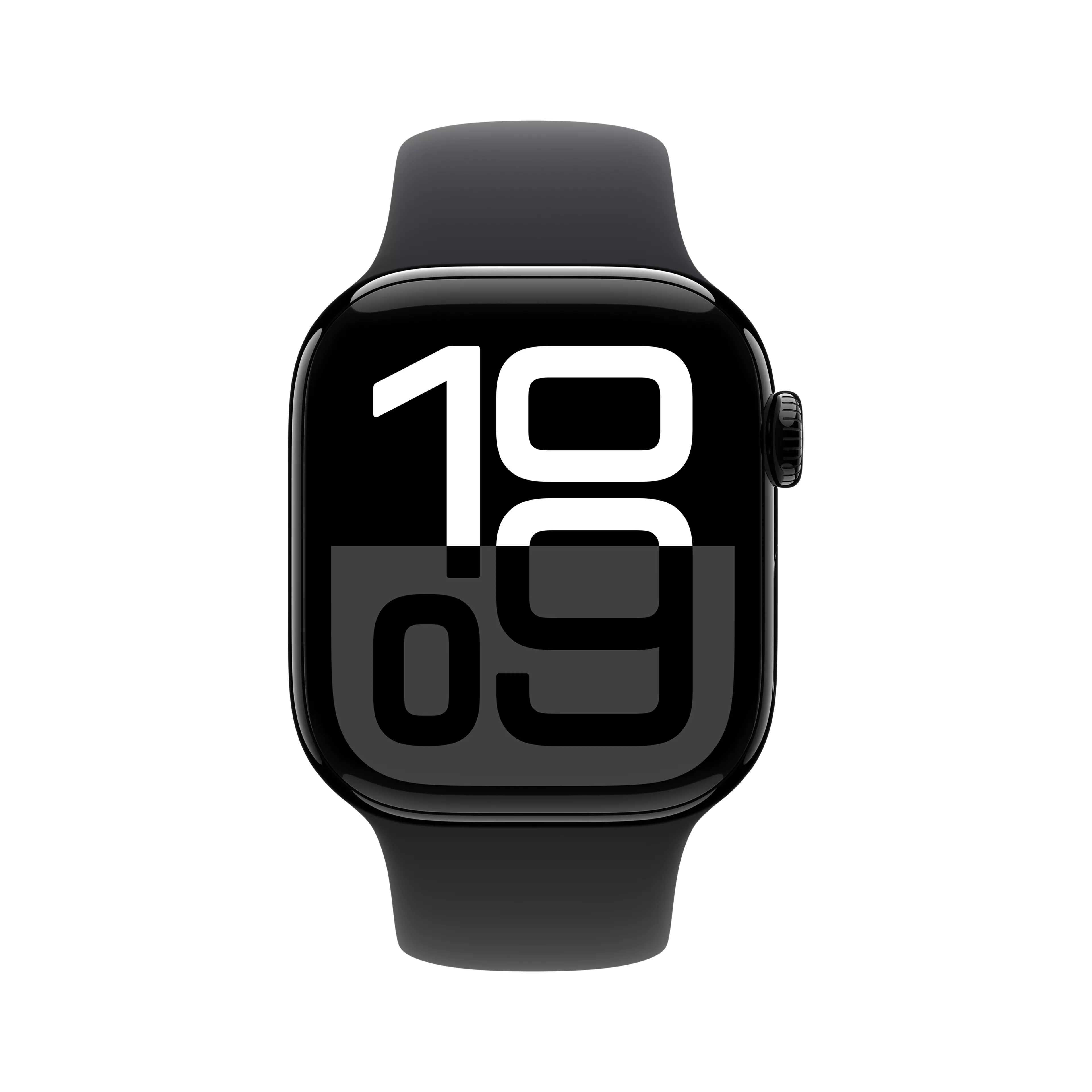 Apple Watch Series 10 42mm in Jet Black Aluminum Case With Black Sport ...
