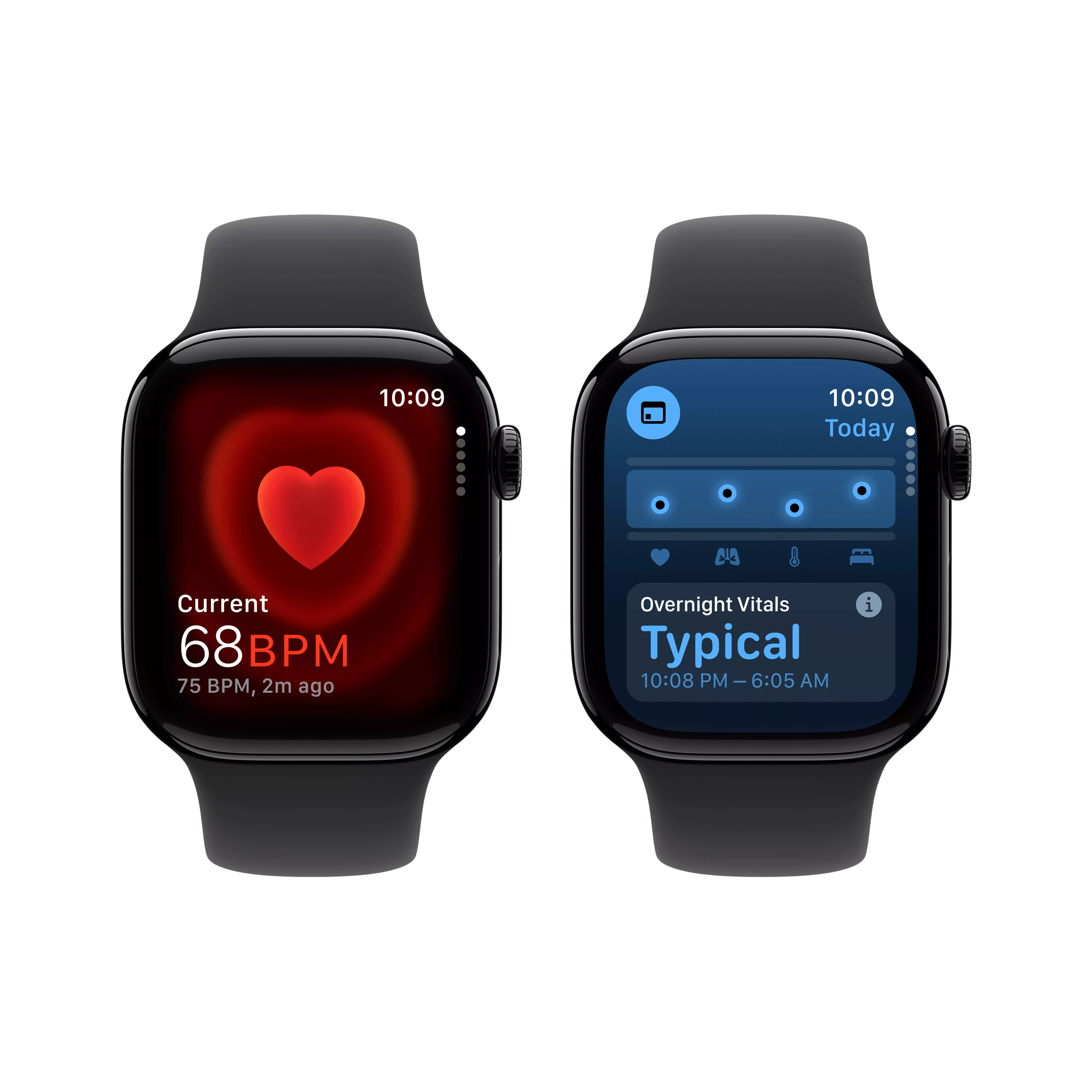 Apple Watch Series 10 42mm in Jet Black Aluminum Case With Black Sport ...