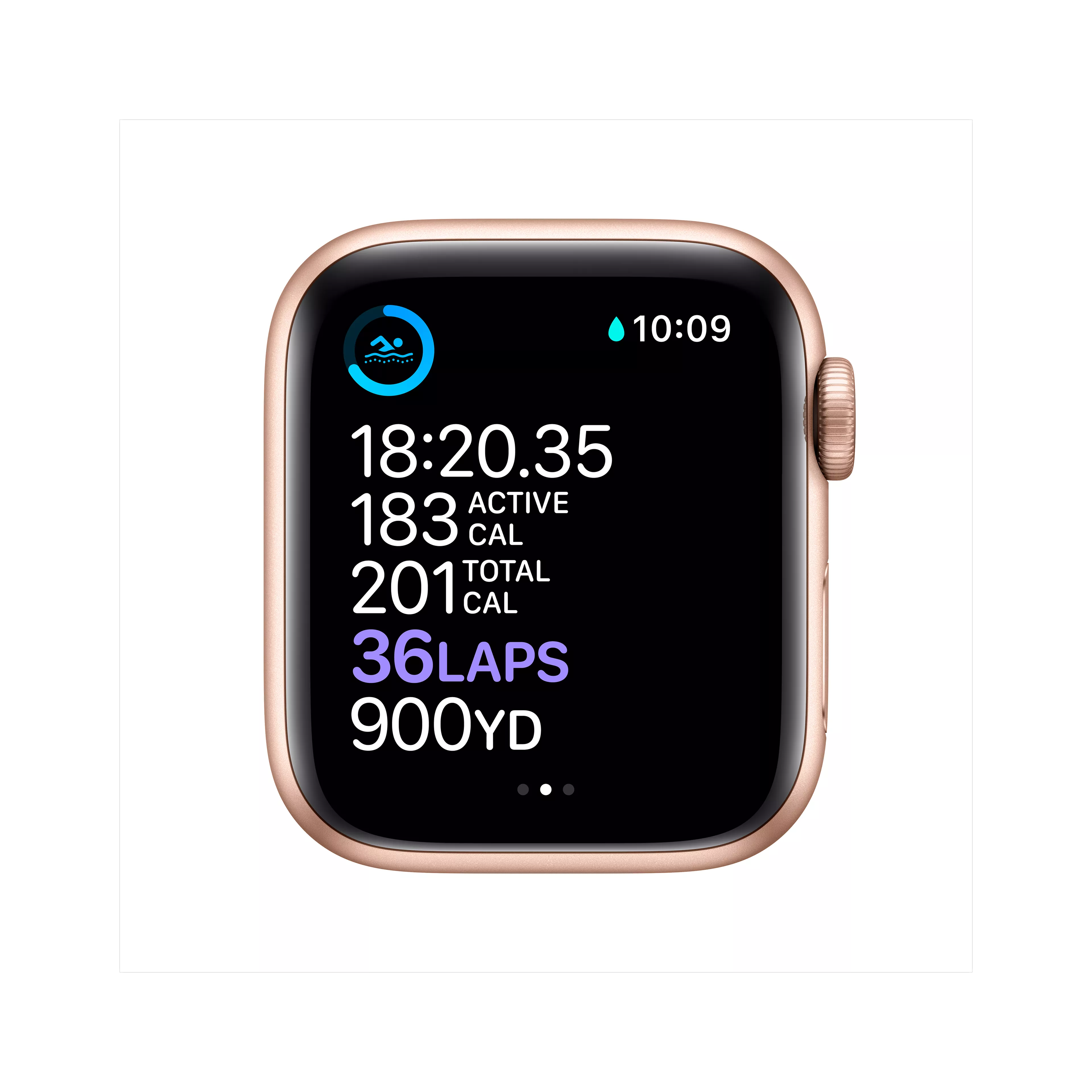 Apple Watch Series 6 GPS + Cellular, 40mm Gold Aluminum Case with Pink ...