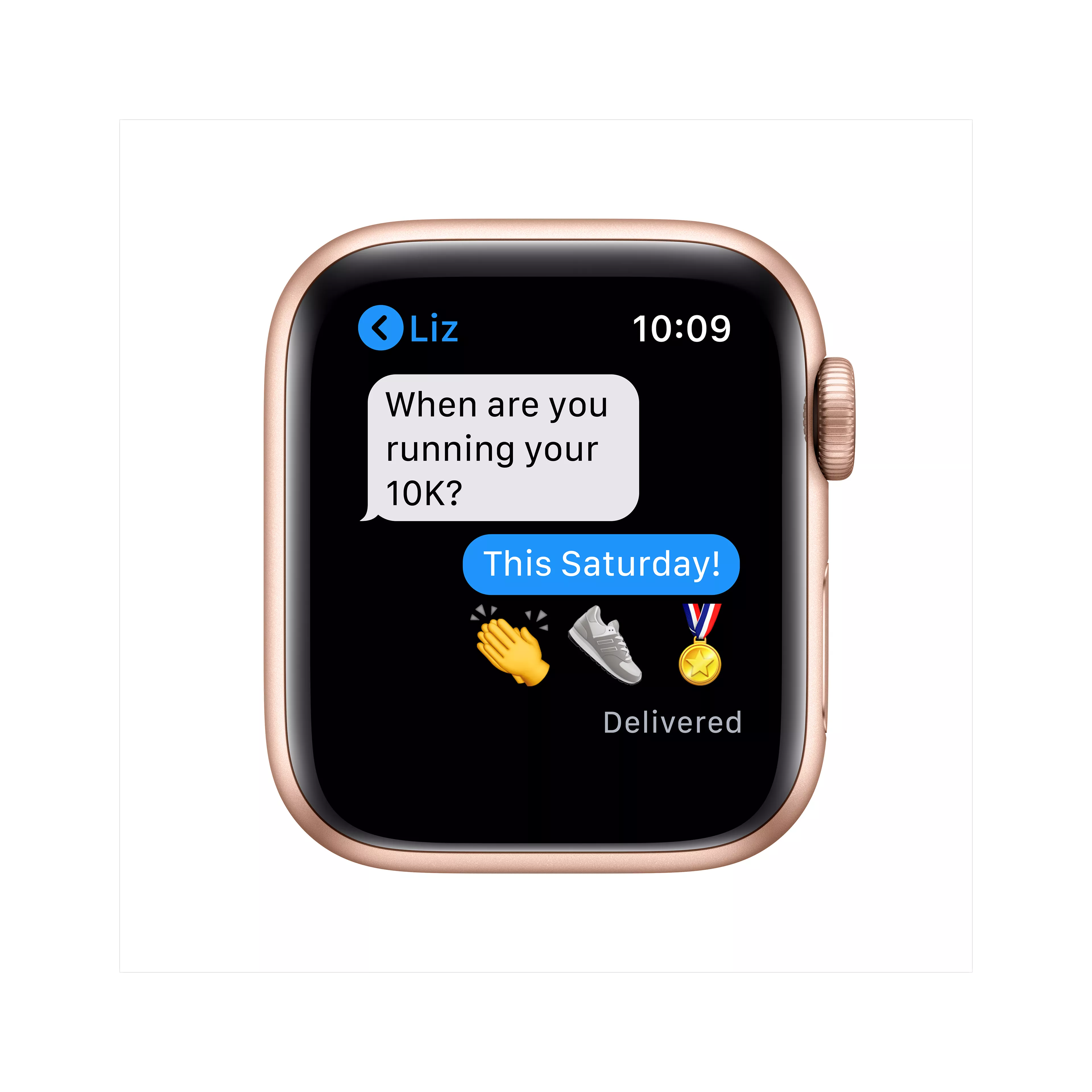 Apple Watch Series 6 GPS + Cellular, 40mm Gold Aluminum Case with Pink ...