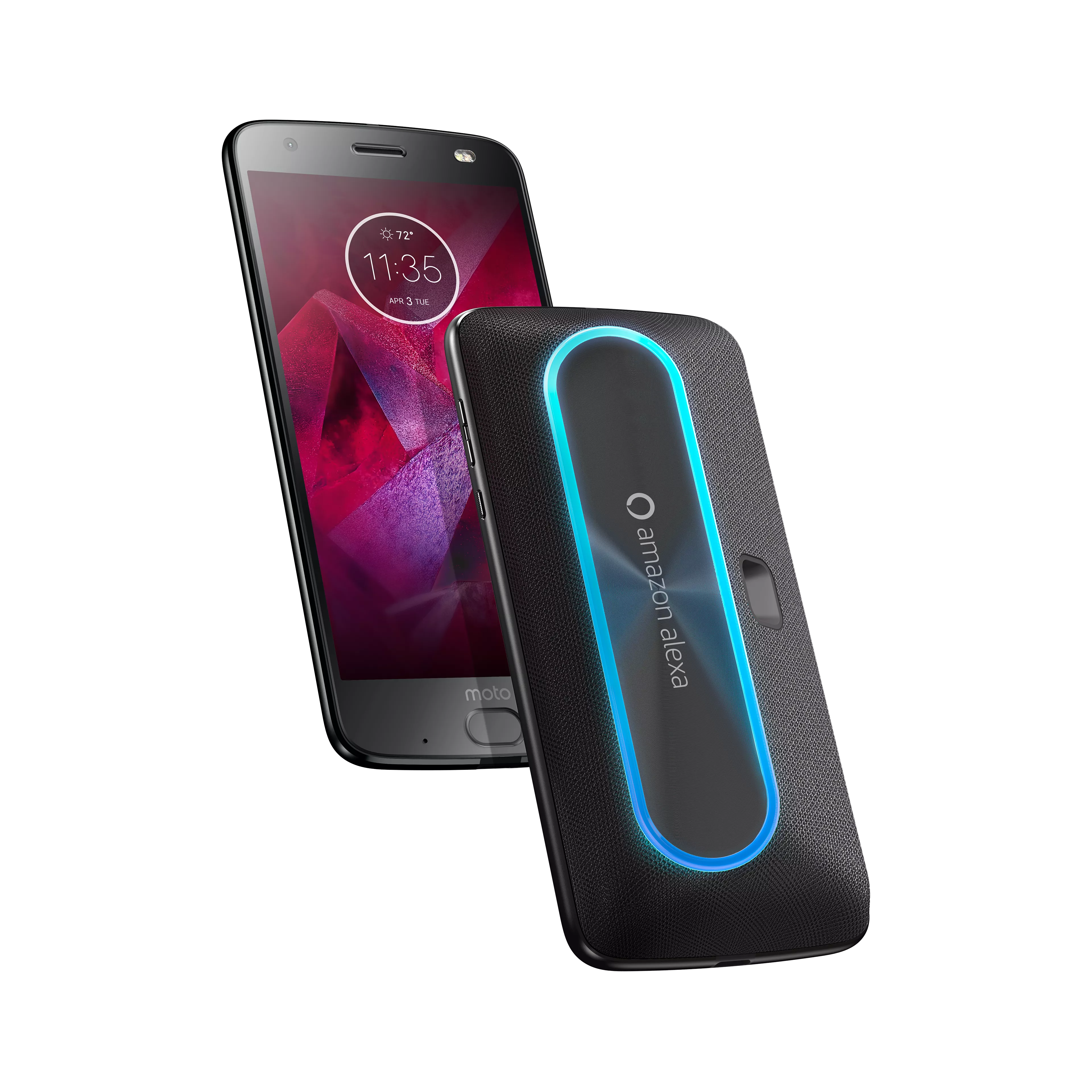 Smart Speaker with Amazon Alexa Moto Mod