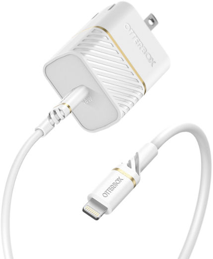 OtterBox Fast Charge Wall Charging Kit with Lightning to USB-C Cable ...