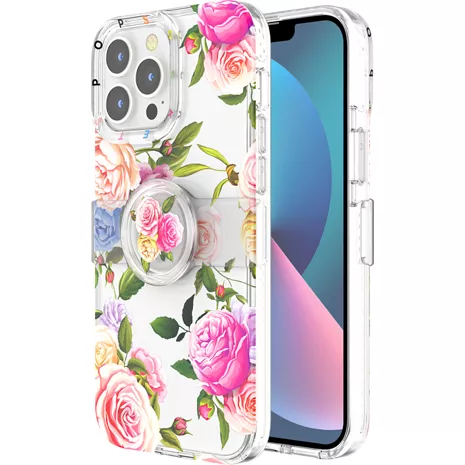 PopSockets PopCase for iPhone 13 Pro Max, Integrated PopGrip Slide ...