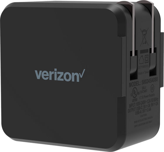 Verizon Wall Adapter, USB-A + Fast Charge USB-C Ports | Verizon