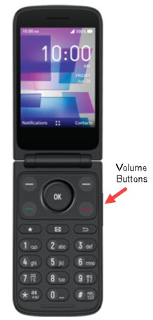 TCL FLIP 3 - Volume Controls | Verizon