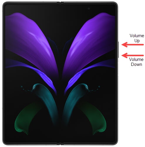 Samsung Galaxy Z Fold2 5G - Volume Controls | Verizon