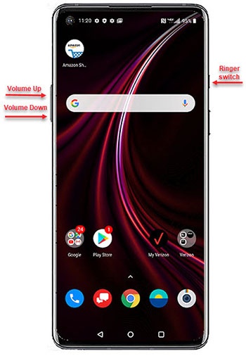 OnePlus 8 5G UW - Volume Controls | Verizon
